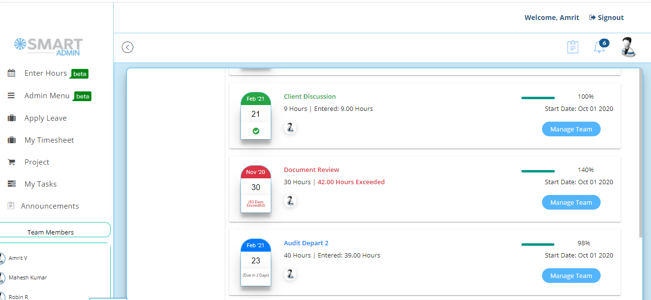 Task Management Software & Task Tracker for Project Management - SMARTAdmin
